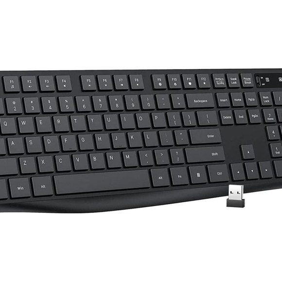 Lovaky Computers Laptops And Parts Lovaky Mk98 Wireless Keyboard Ergonomic Wireless Computer